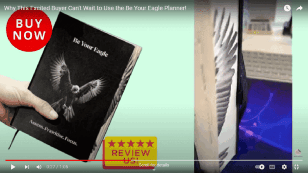 Be Your Eagle Planner: Improve +1% Productivity Each Week